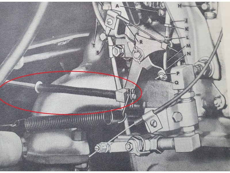 ROD LEVER ACCELERATOR CARTER CARB