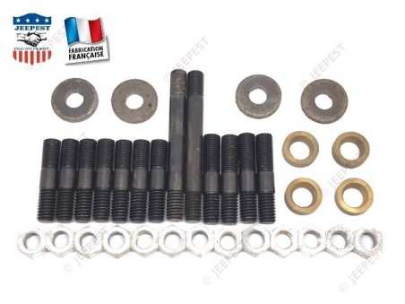 KIT GOUJONS+ECROUS+RONDELLES COLLECTEUR ADM/ECH