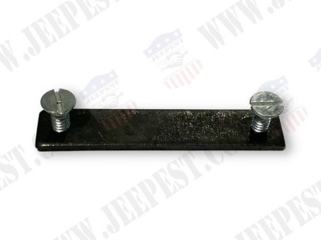 PLAQUE TARAUDEE FIXATION PONTET SANGLE JEEP