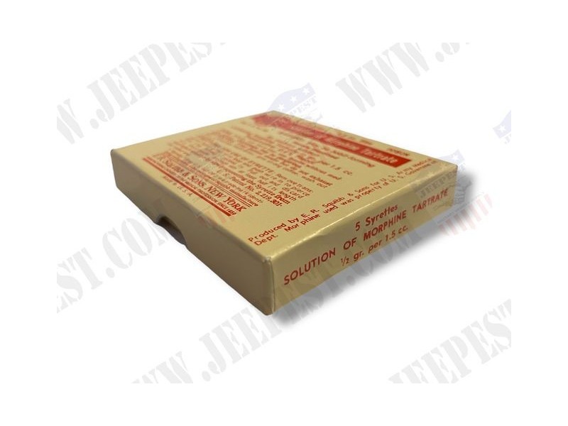 BOITE MORPHINE 5 SYRETTE MEDIC REPRO