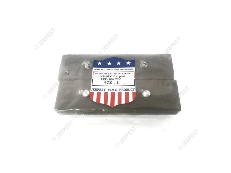 BLOCK HOOD WOOD TYPE (SET OF 2)